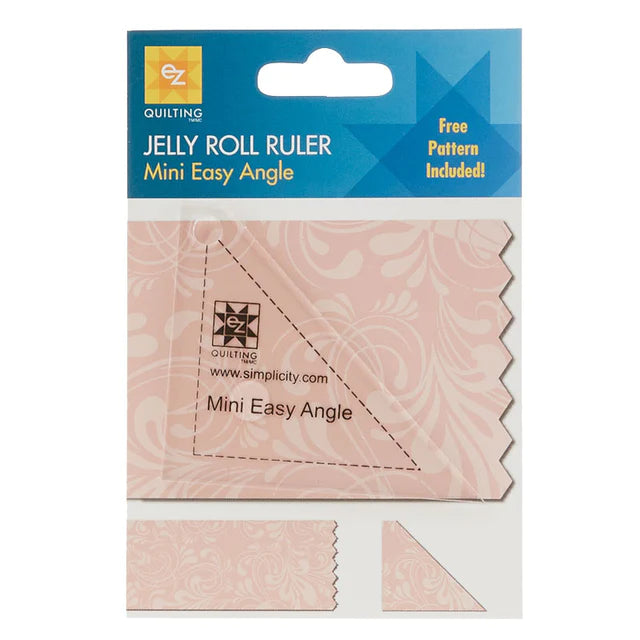 EZ Quilting Jelly Roll Ruler Mini Easy Angle Triangle Ruler - 882233 ...
