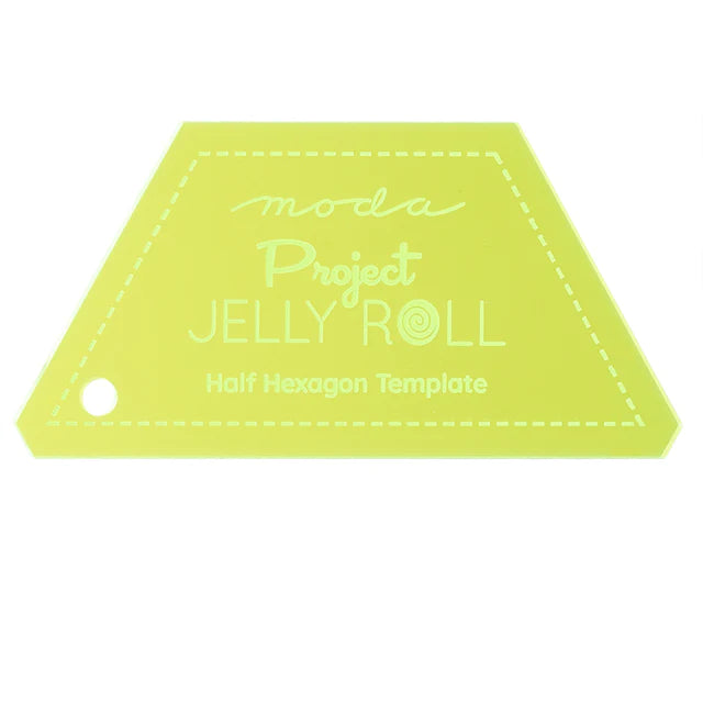 Moda Project Jelly Roll Half Hexi Template - 2011 11 – Tas Cottage ...