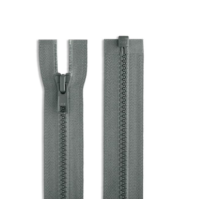 YKK Size 5 Open Ended Molded Plastic 14 inch (35.5cms) Jacket Zip - Da ...
