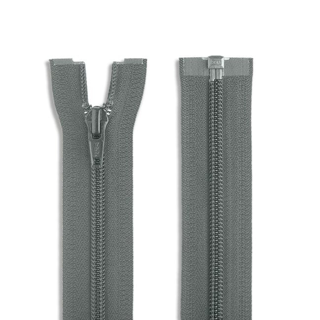 YKK Size 5 Nylon Coil Jacket Zipper 14 inch (35.5 cms) - Dark Grey #57 ...